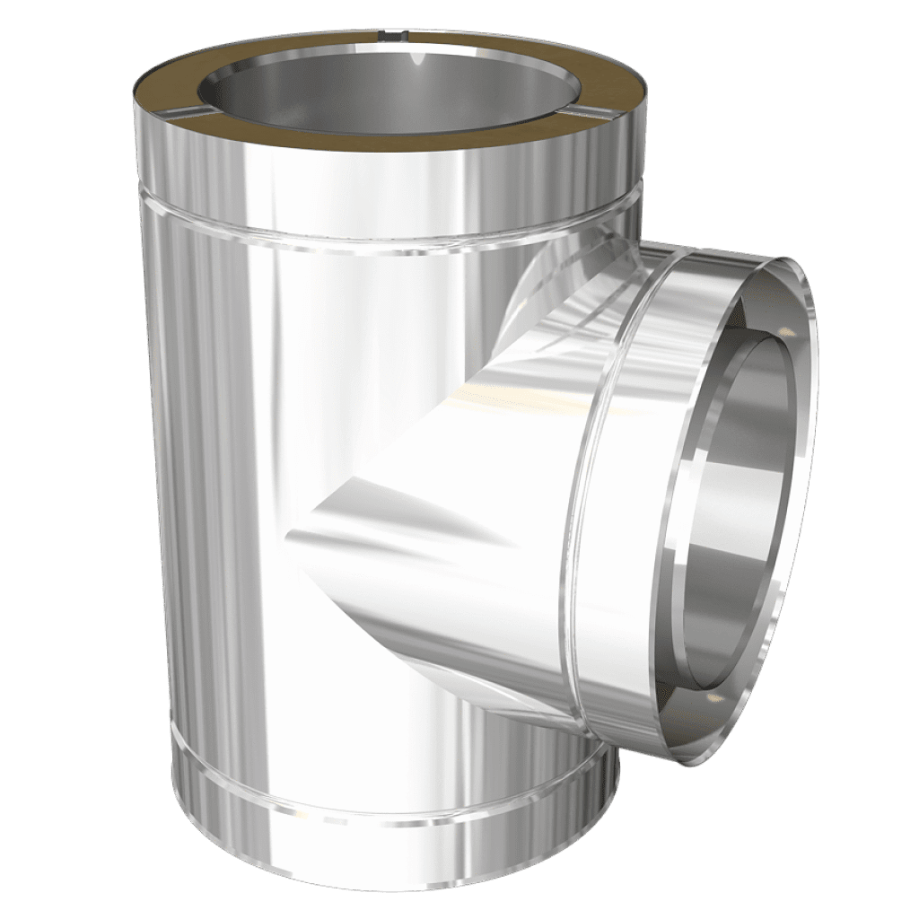 Silvacore Pro by Duraflue 90 degree T (requires soot collection door ...